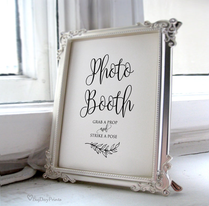 Photo Booth Sign Wedding Photo Booth Photo Booth Sign - Etsy