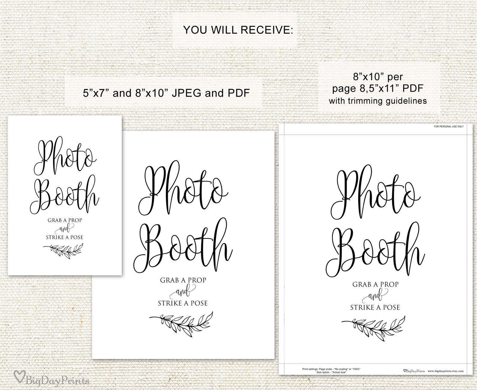 Photo Booth Sign Wedding Photo Booth Photo Booth Sign - Etsy