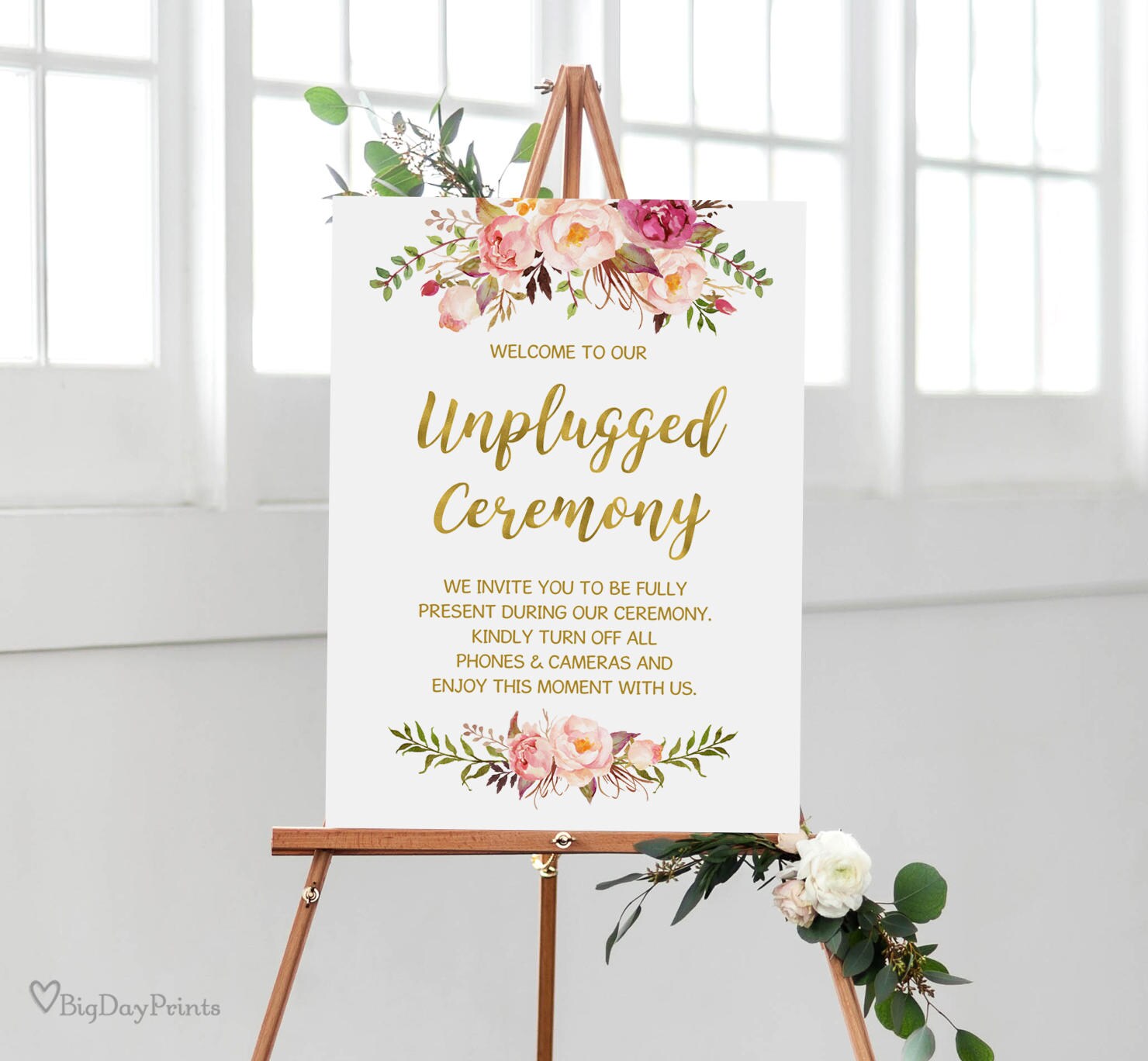 Unplugged Ceremony Sign Unplugged Wedding Sign Not Your | Etsy