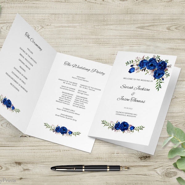 Royal Blue Wedding - Etsy
