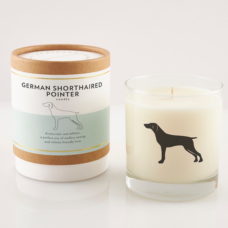 Dog Candle German Pointer - Etsy