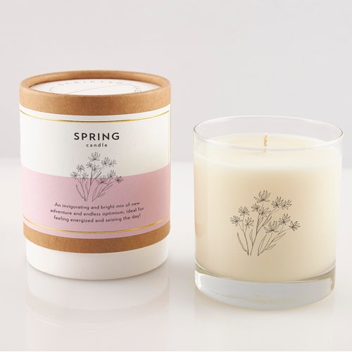 Spring Seasonal Soy Candle Spring Birthday Gift Hostess - Etsy