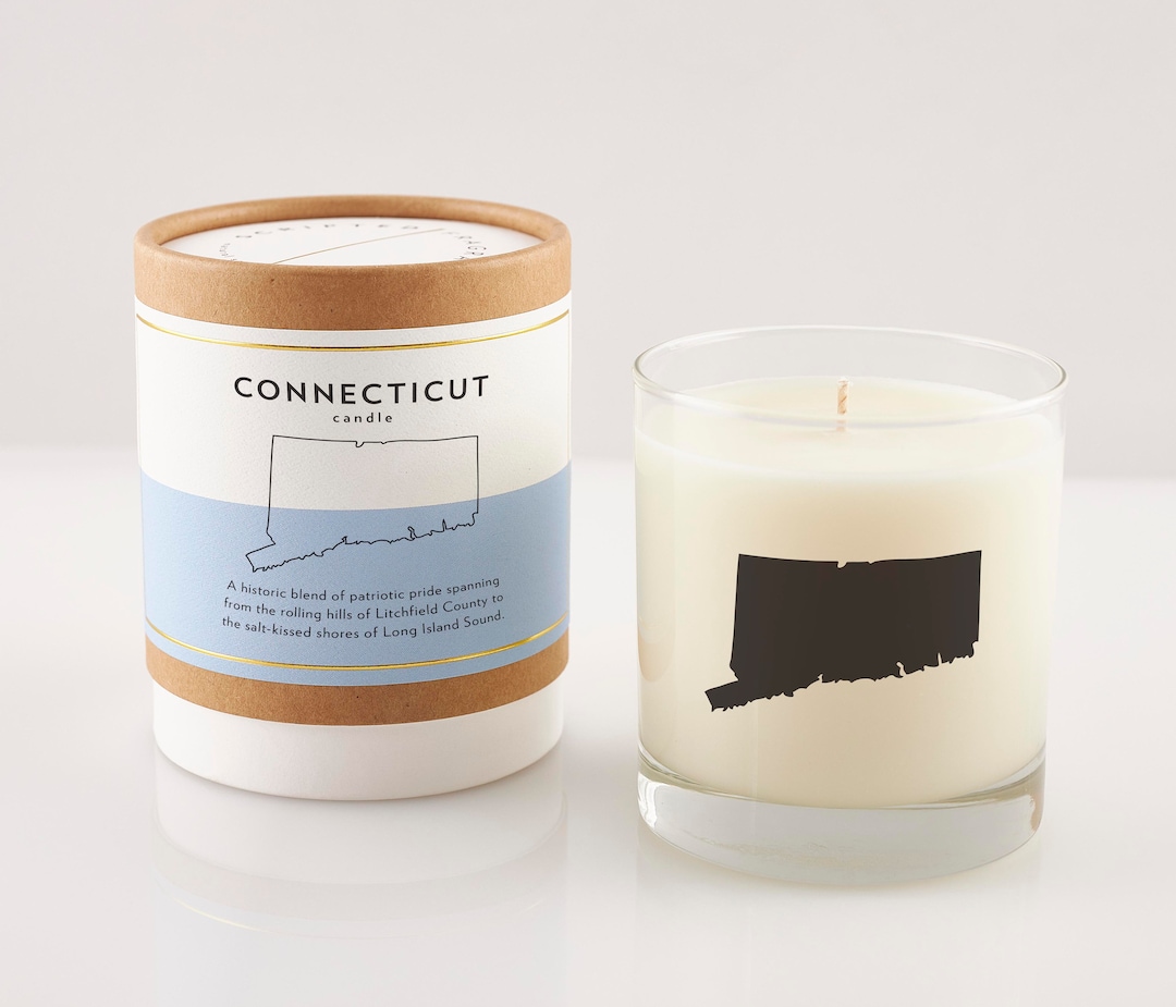 Connecticut State Candle | Connecticut Love | Connecticut Home ...