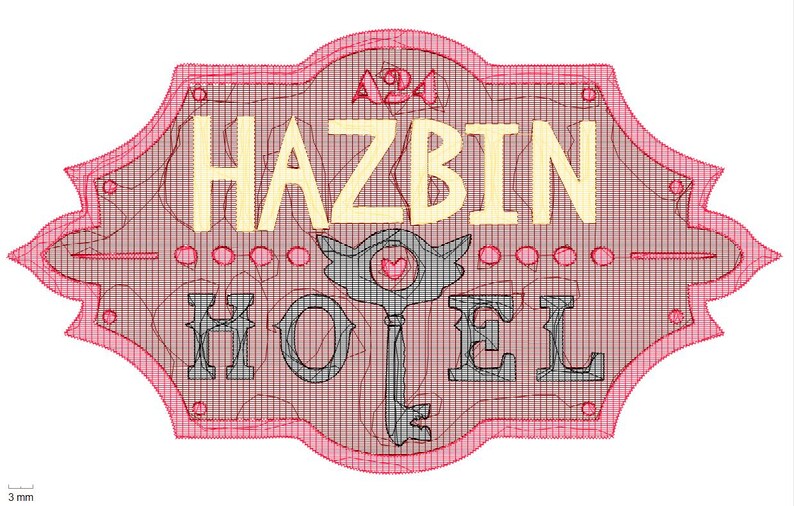 Hazbin Hotel Logo | Embroidery Design File - Etsy