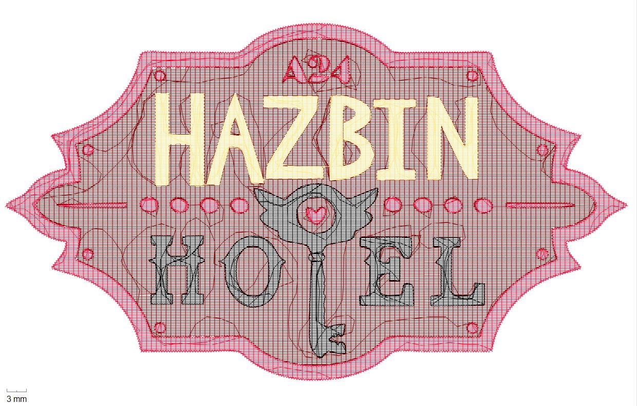 Hazbin Hotel Logo | Embroidery Design File - Etsy