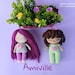Crochet Doll Tutorial / Amigurumi Momo Doll Pattern by - Etsy