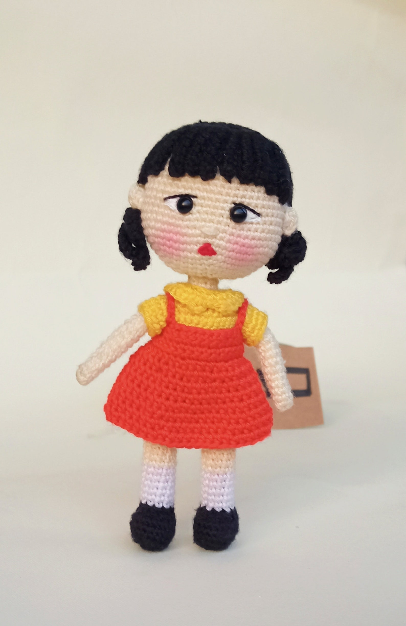 Squid Game Doll Amigurumi / Crochet Doll With Movable Head - Etsy