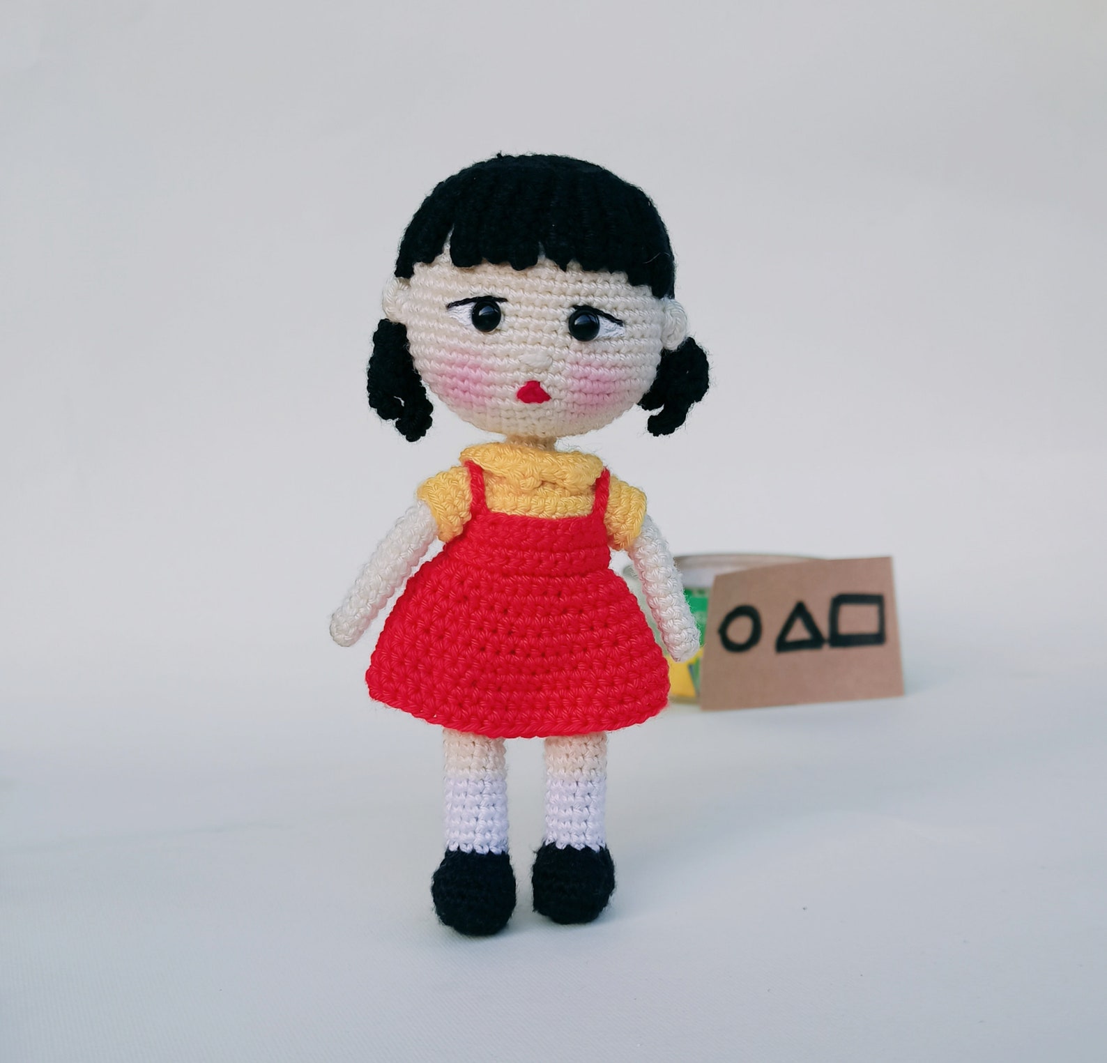 Squid Game Doll Amigurumi / Crochet Doll With Movable Head - Etsy