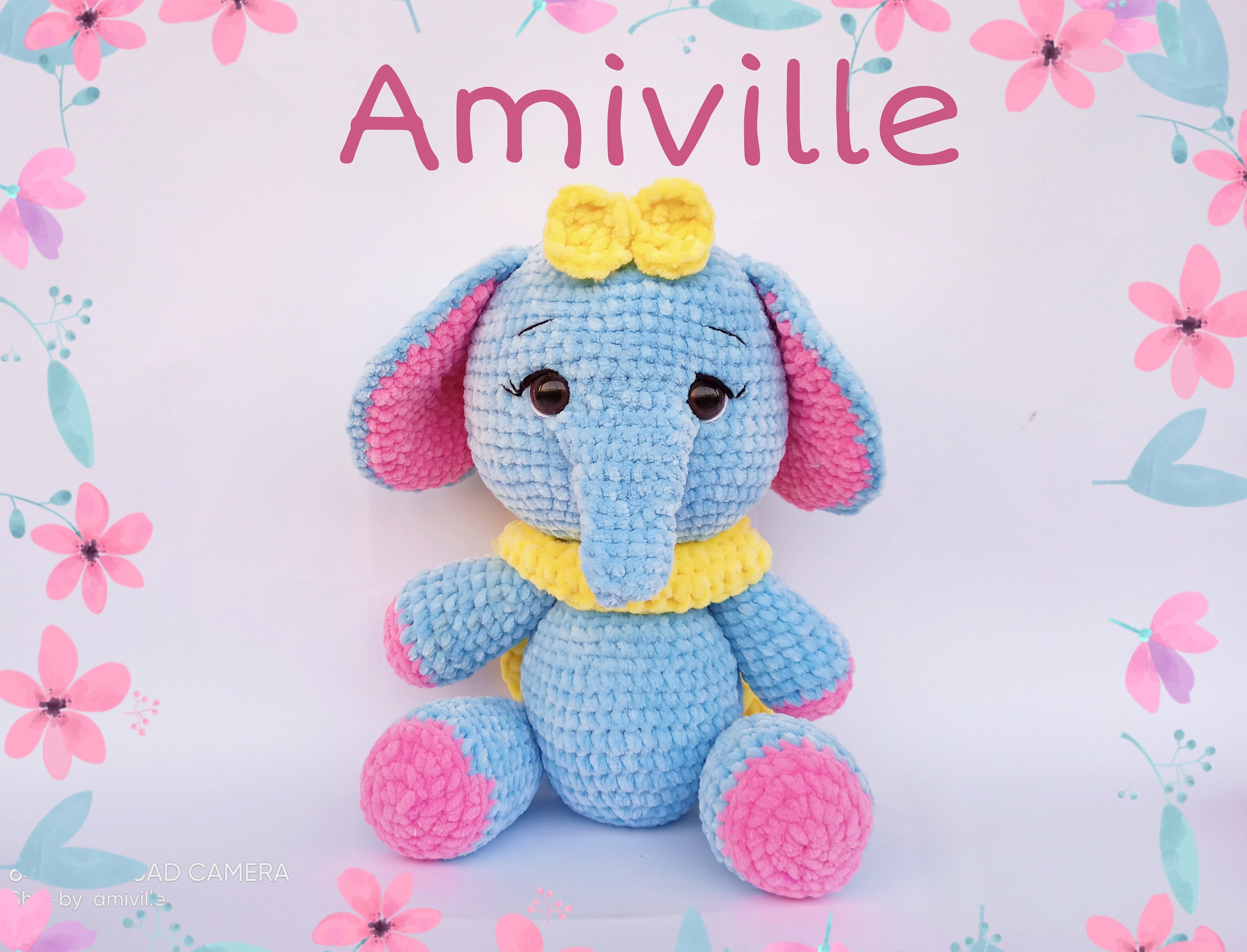 Free Crochet Elephant Tutorial Amigurumi Elephant Video | Etsy