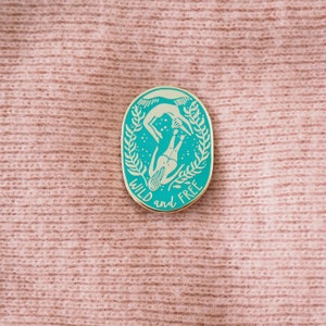 Wild Swimming Pin, Wild Swimmer Pin, Wild Swimming Gift, Skinny Dip Pin ...