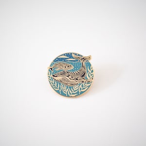 Whale Pin, Whale Badge, Mother’s Day Gift, Whale Brooch, Humpback Whale ...