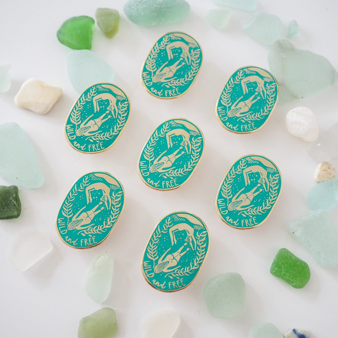 Wild Swimming Pin Wild Swimmer Pin Wild Swimming Gift | Etsy