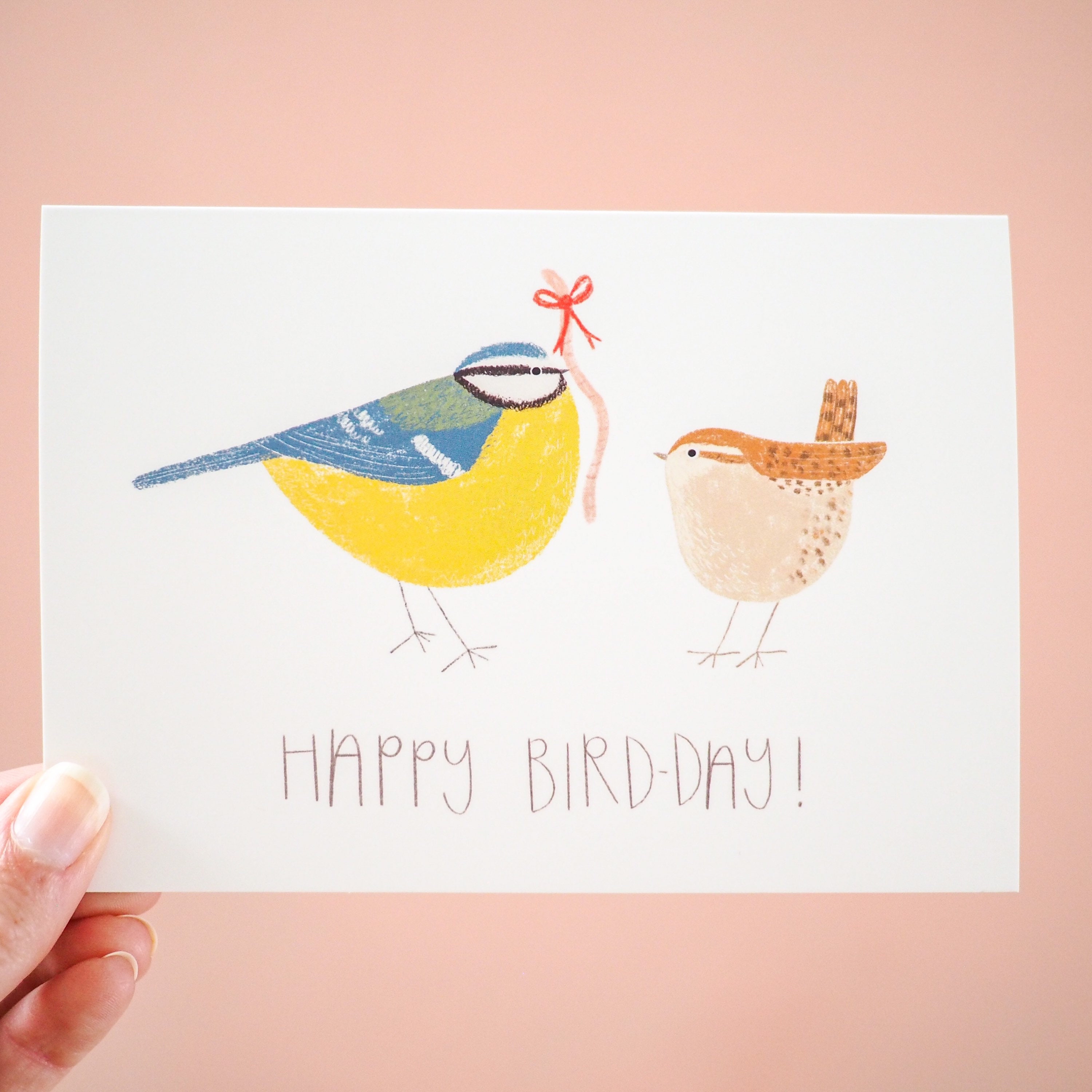 Bird Card Happy Bird Card Happy Bird-day British Bird Lover - Etsy UK