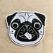 Pug Stickers Black Pug Dog Sticker Pug Gift Vinyl Sticker - Etsy