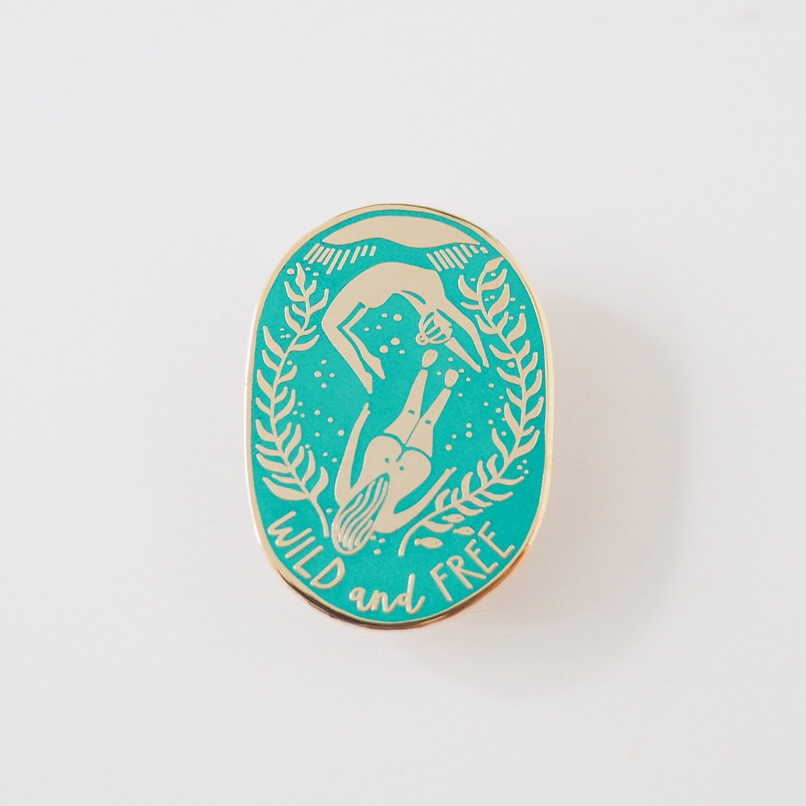 Wild Swimming Pin Wild Swimmer Pin Wild Swimming Gift | Etsy