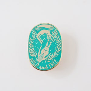Wild Swimming Pin, Wild Swimmer Pin, Wild Swimming Gift, Skinny Dip Pin ...
