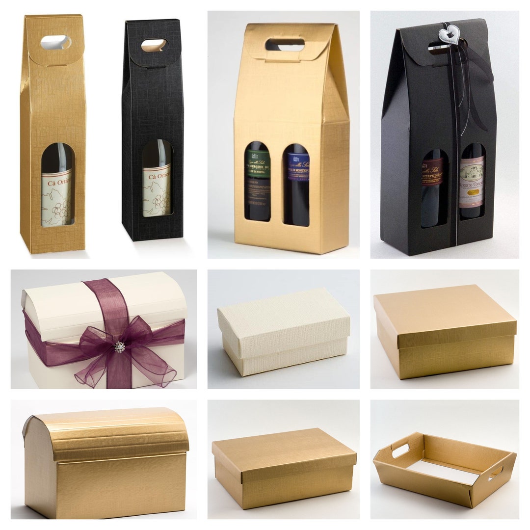 Silk Rectangular Hamper Gift Box Lid Trays & Wine Boxes Wedding ...
