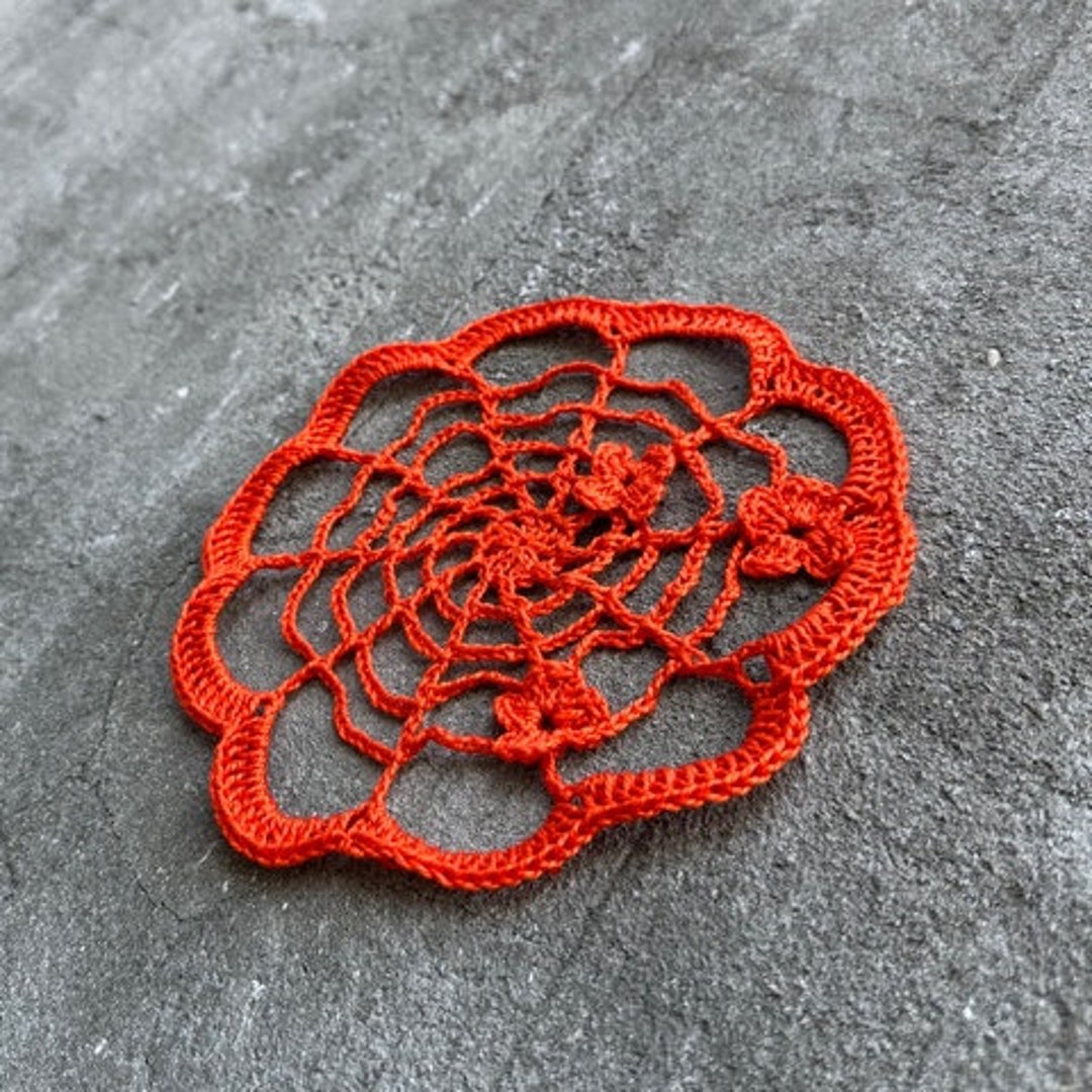 Halloween Crochet Web Doily Cobweb Doily Pattern Spider Web Doily ...
