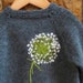 Baby Hand Embroidered Dandelion Sweater Knitted Baby Girl Pullover All ...