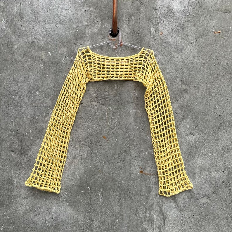 Fishnet Top Pattern for Women Easy Crochet Crop Top Written Tutorial ...