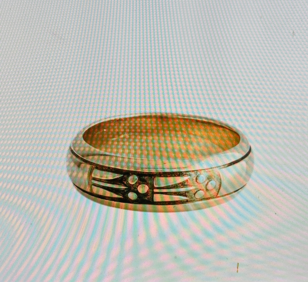 Ed Levin Design 14K Yellow Gold Ring - Size 8 - Etsy