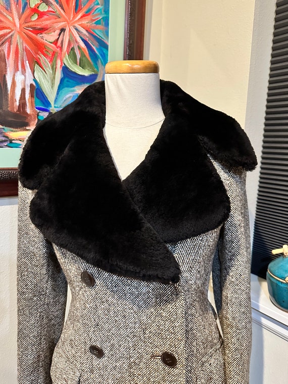 1970s Daniel Hector Paris Edwardian Style Wool Tweed … - Gem