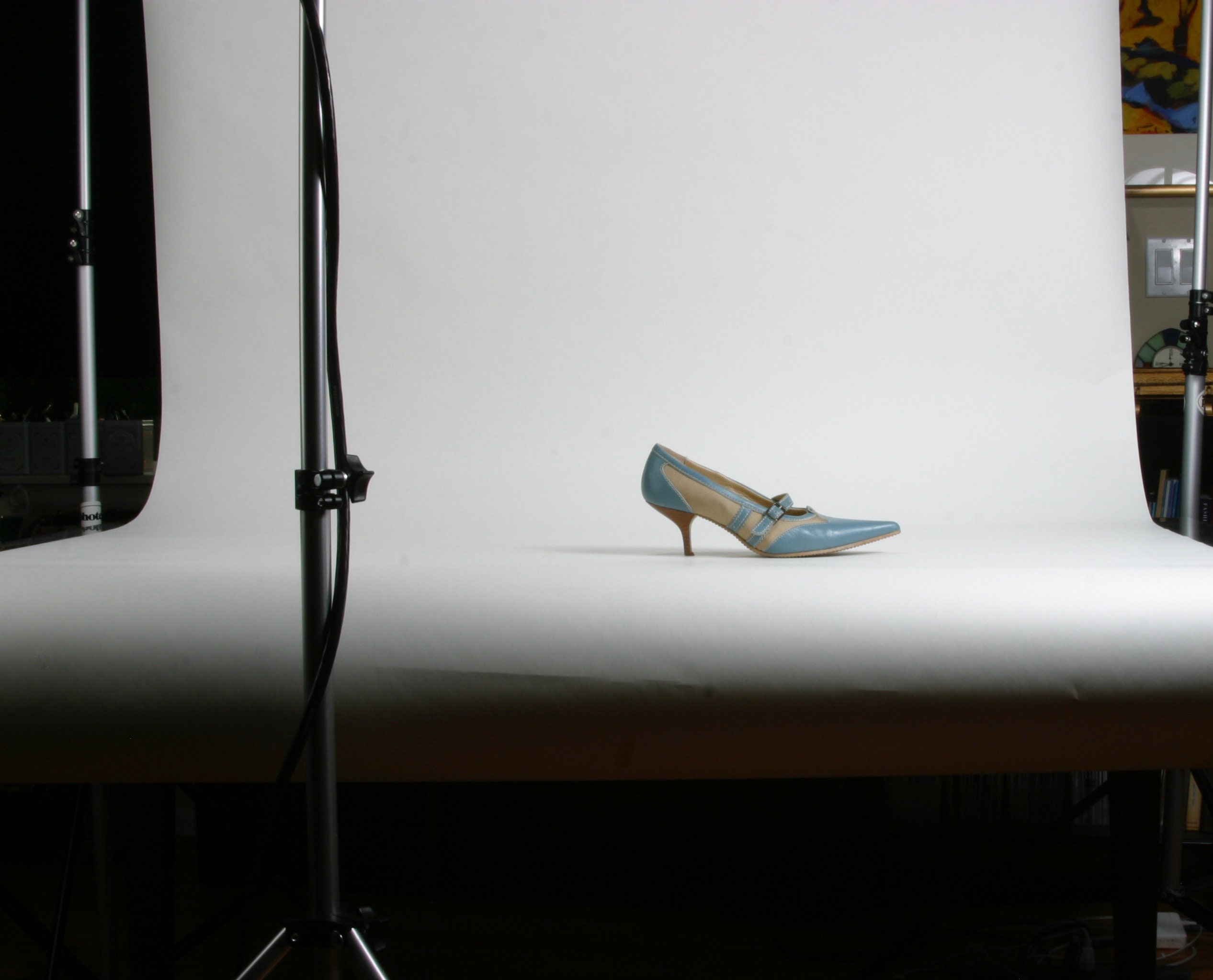 Blue and Tan Avant Gard GFJ Italian High Heels - Sz 38 EU or 7.5 US - Etsy