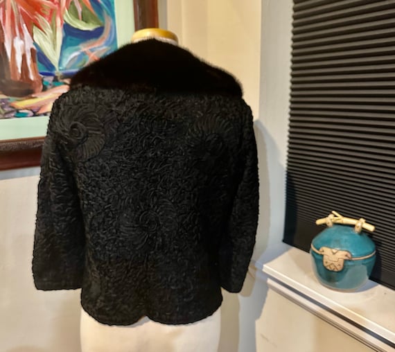 Black Soutache Ribbon Embroidered MCM Evening Jacket … - Gem