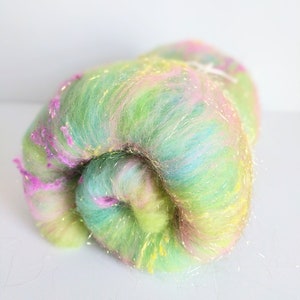 Colorful Art Batt, Merino Batt, Spinning Art Batt, Art Yarn, Spinning ...