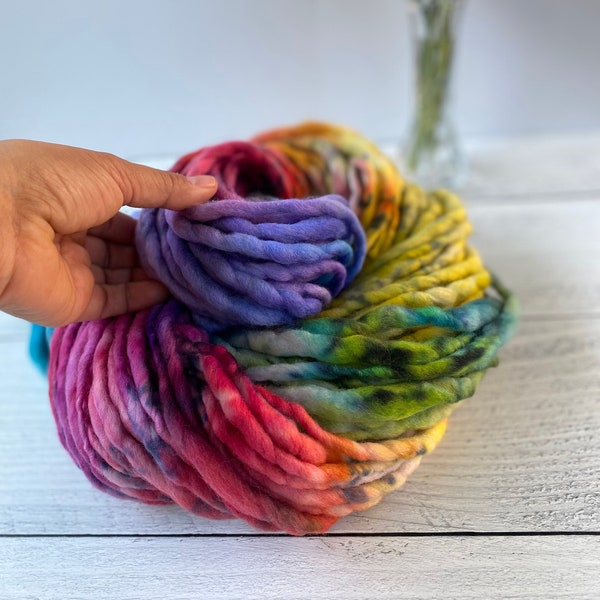 Rainbow Yarn - Etsy