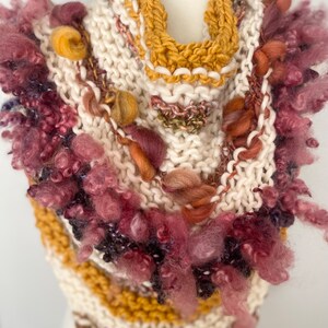 Autumn Shawl Warm and Luxurious Knitted Shawl Soft Neck Warmer Scarf ...