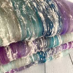 Colorful Art Batt, Merino Batt, Spinning Art Batt, Art Yarn, Spinning ...