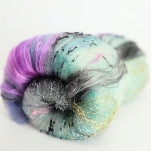 Colorful Art Batt, Merino Batt, Spinning Art Batt, Art Yarn, Spinning ...