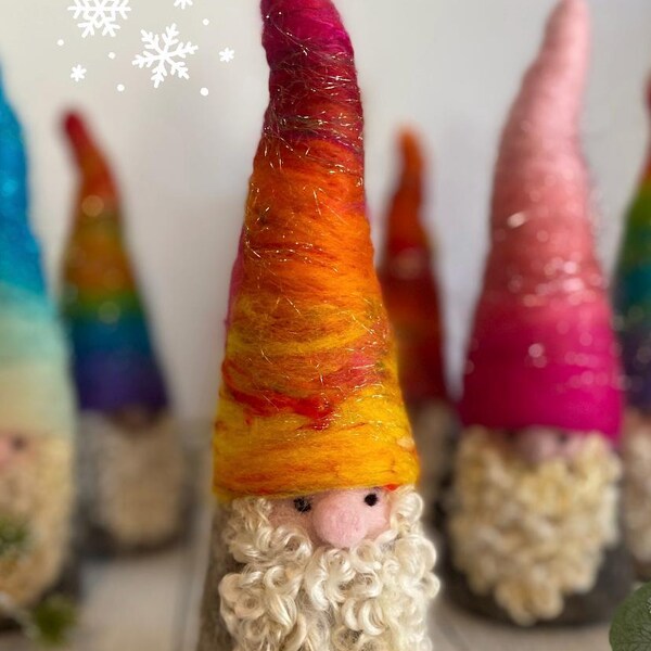 Needle Felted Gnomes - Etsy