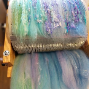 Carded Art Batt, Merino Wool, Spinning Art Batt, Art Yarn, Spinning ...