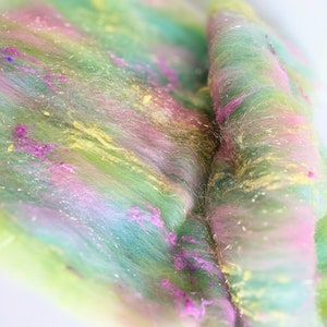 Colorful Art Batt, Merino Batt, Spinning Art Batt, Art Yarn, Spinning ...