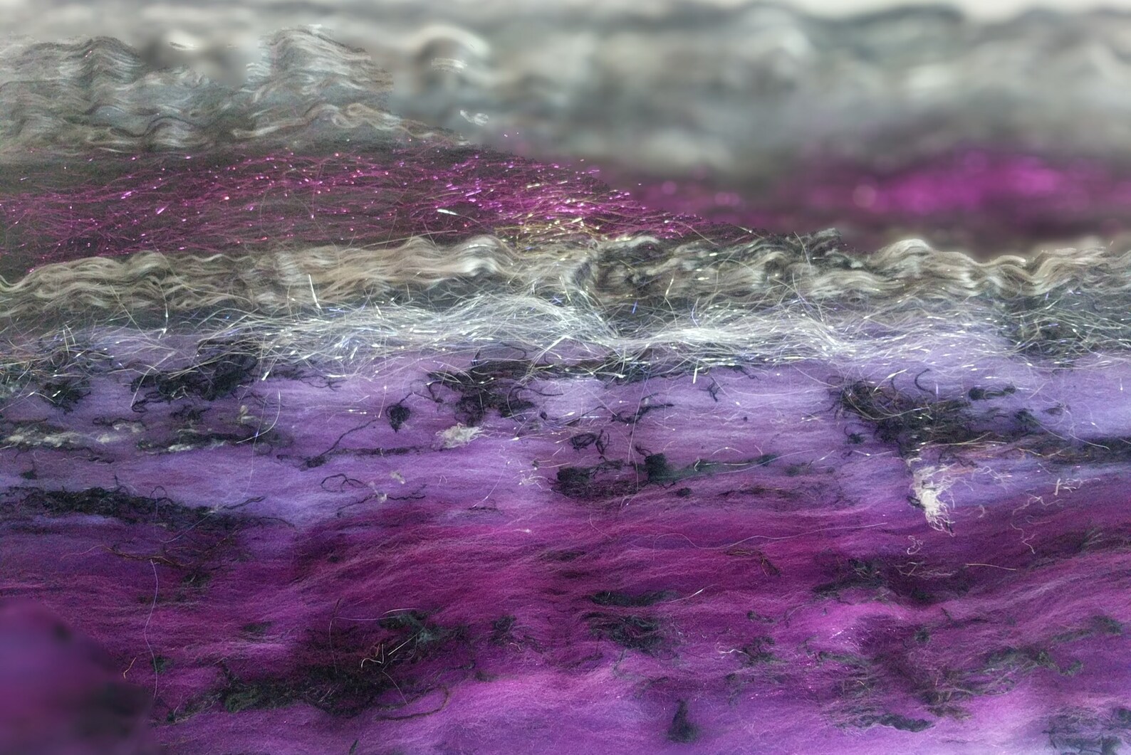 Textured Art Batt Merino Batt Spinning Art Batt Art Yarn - Etsy