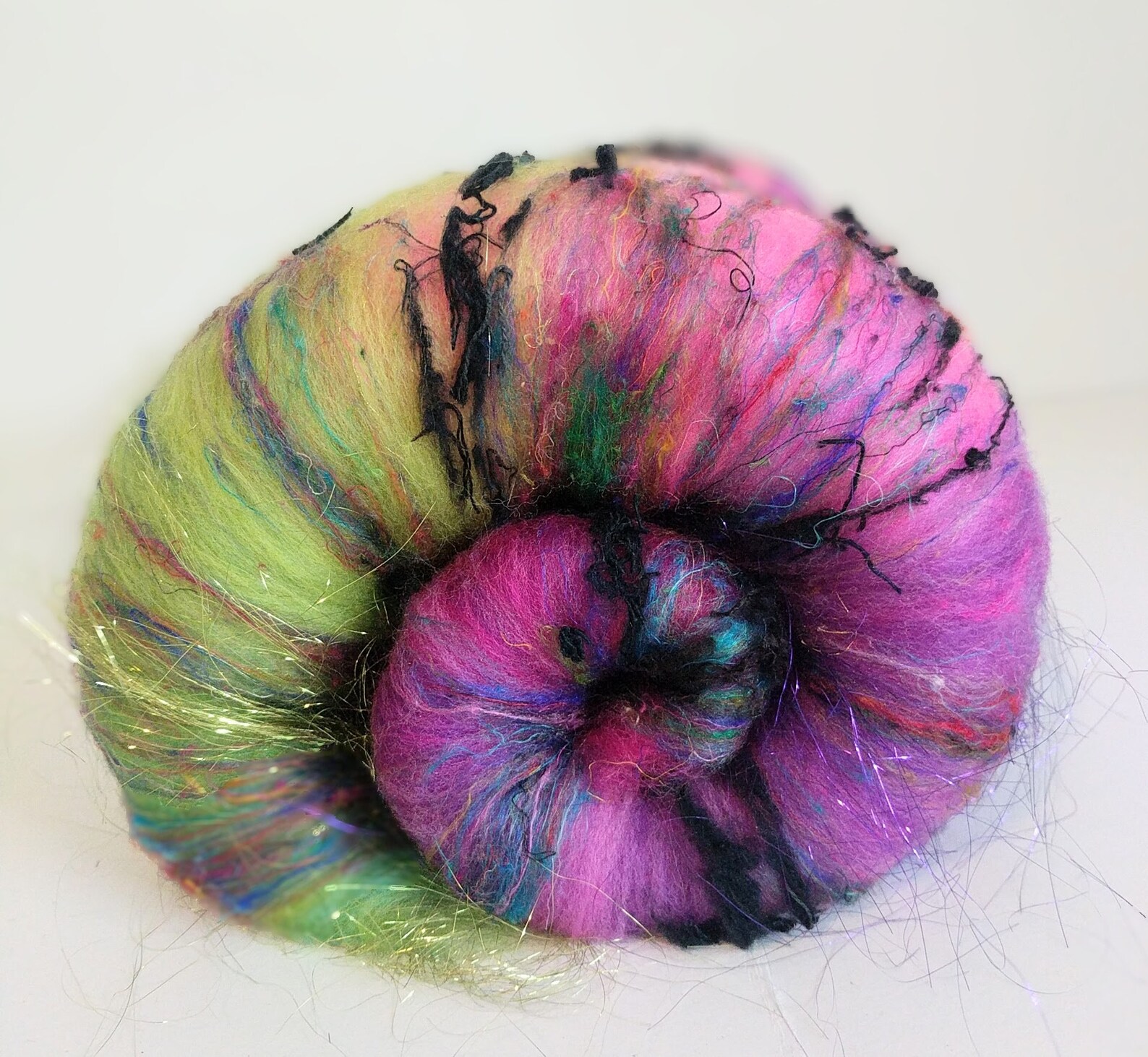 Colorful Art Batt Merino Batt Spinning Art Batt Art Yarn | Etsy