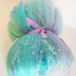 Carded Art Batt, Merino Wool, Spinning Art Batt, Art Yarn, Spinning ...
