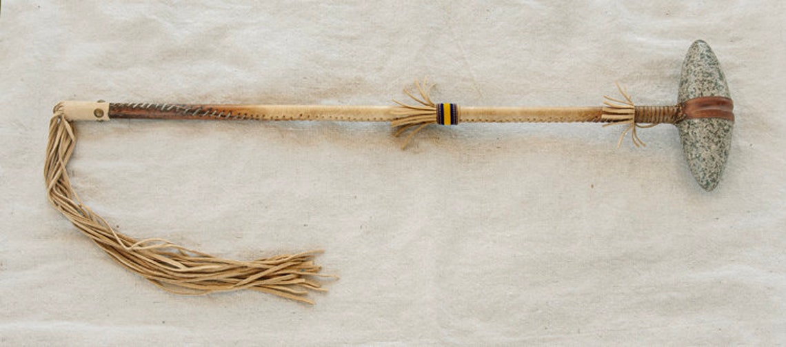 Reproduction Native American Stonehead Warclub - Etsy