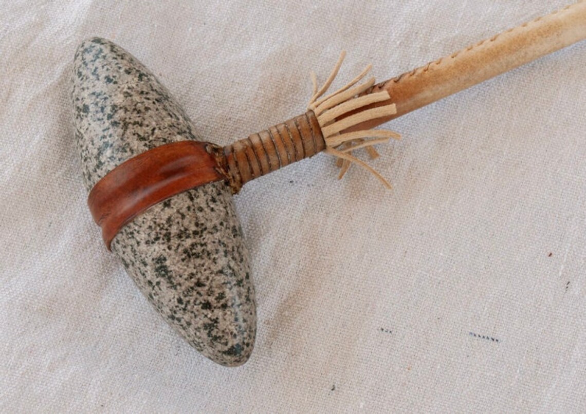 Reproduction Native American Stonehead Warclub - Etsy