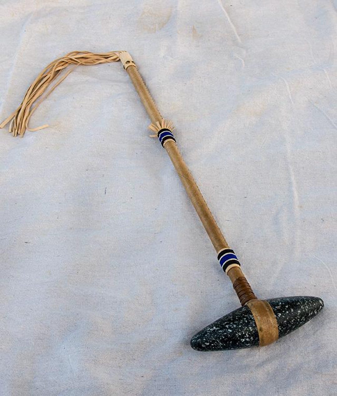 REPRODUCTION Native American Plains Style Stonehead Warclub - Etsy