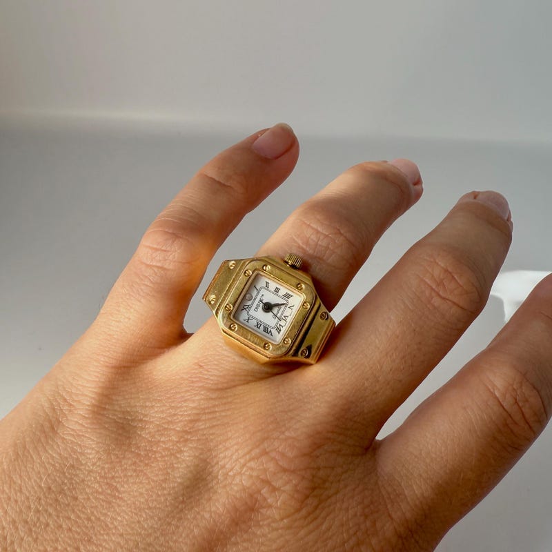 Watch Movement Ring - Etsy