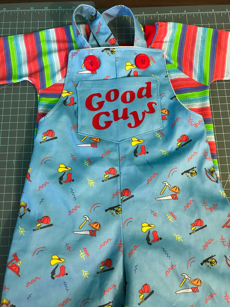 Infant Toddler Chucky Good Guy Doll Overalls Costume 18 24 36 2t 3t Sizes - Etsy