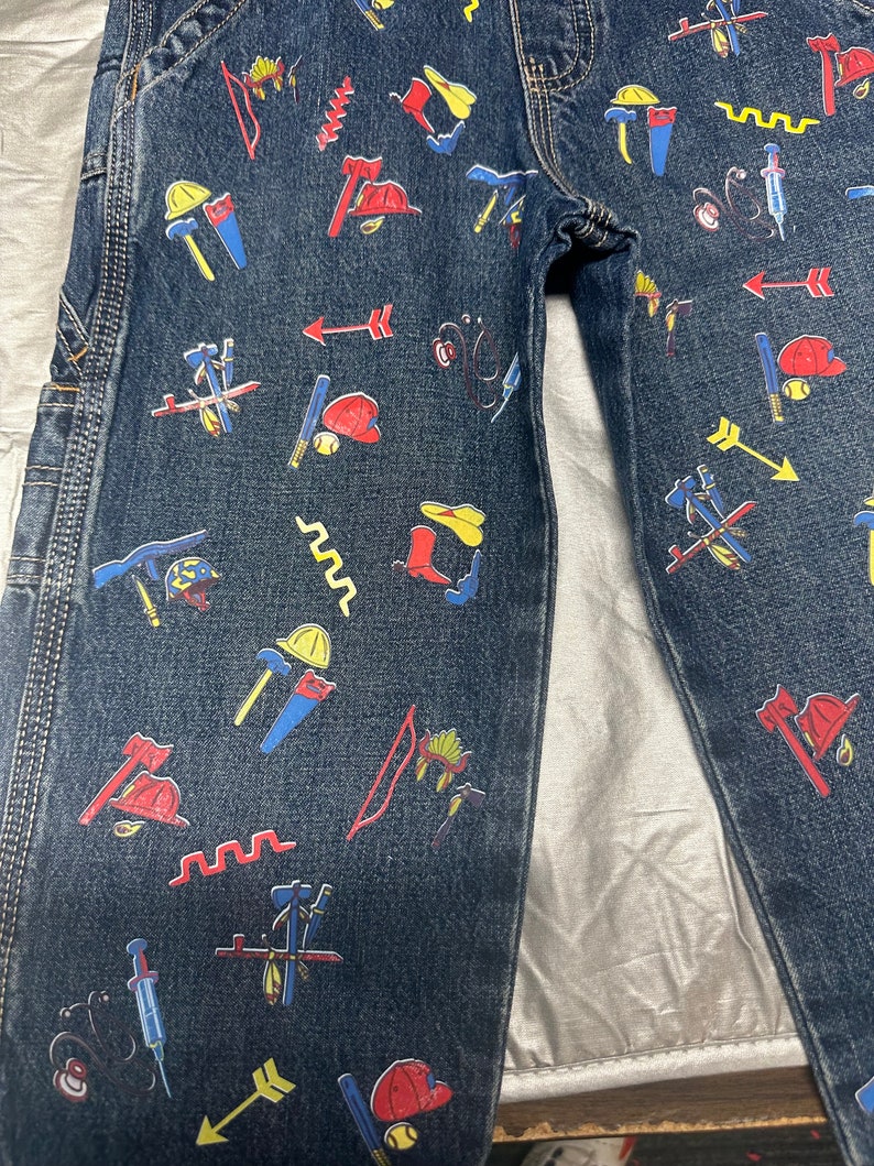 Chucky Good Guy Doll Costume Overalls Decals Size 2 3 4 5 You Pick Size ...
