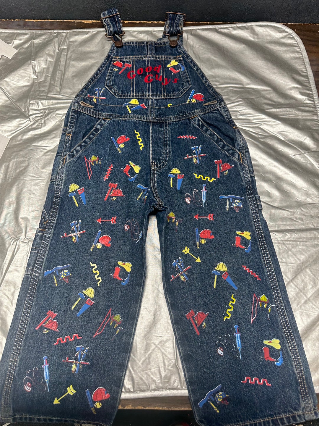 Chucky Good Guy Doll Costume Overalls Decals Size 2 3 4 5 You Pick Size - Etsy