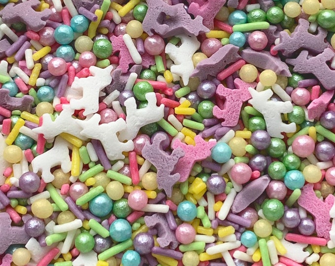 Magic Rainbow Unicorn Sprinkle Mix. Rainbow Sprinkle Mix, Cake ...