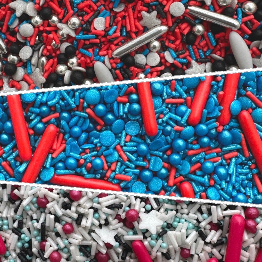 Spider Verse Inspired Spider Man Sprinkle Mix. Cake Decorating, Cupcake ...