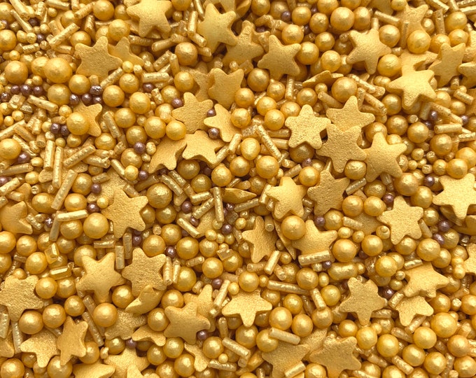 Gold Star Sprinkle Mix. Cake Decorating, Cupcakes Sprinkles All That ...