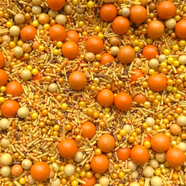 Orange Sprinkles - Etsy